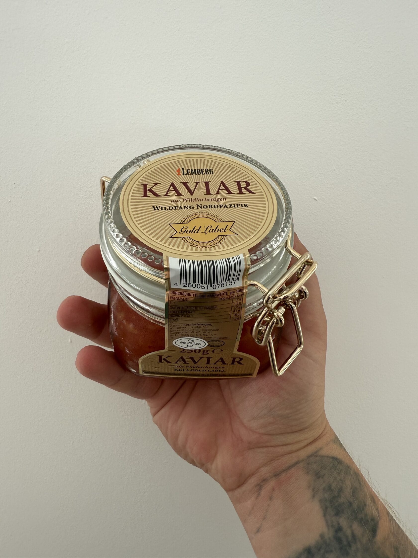 Gold Label Chum Salmon Caviar (250g) - Mr Oyster